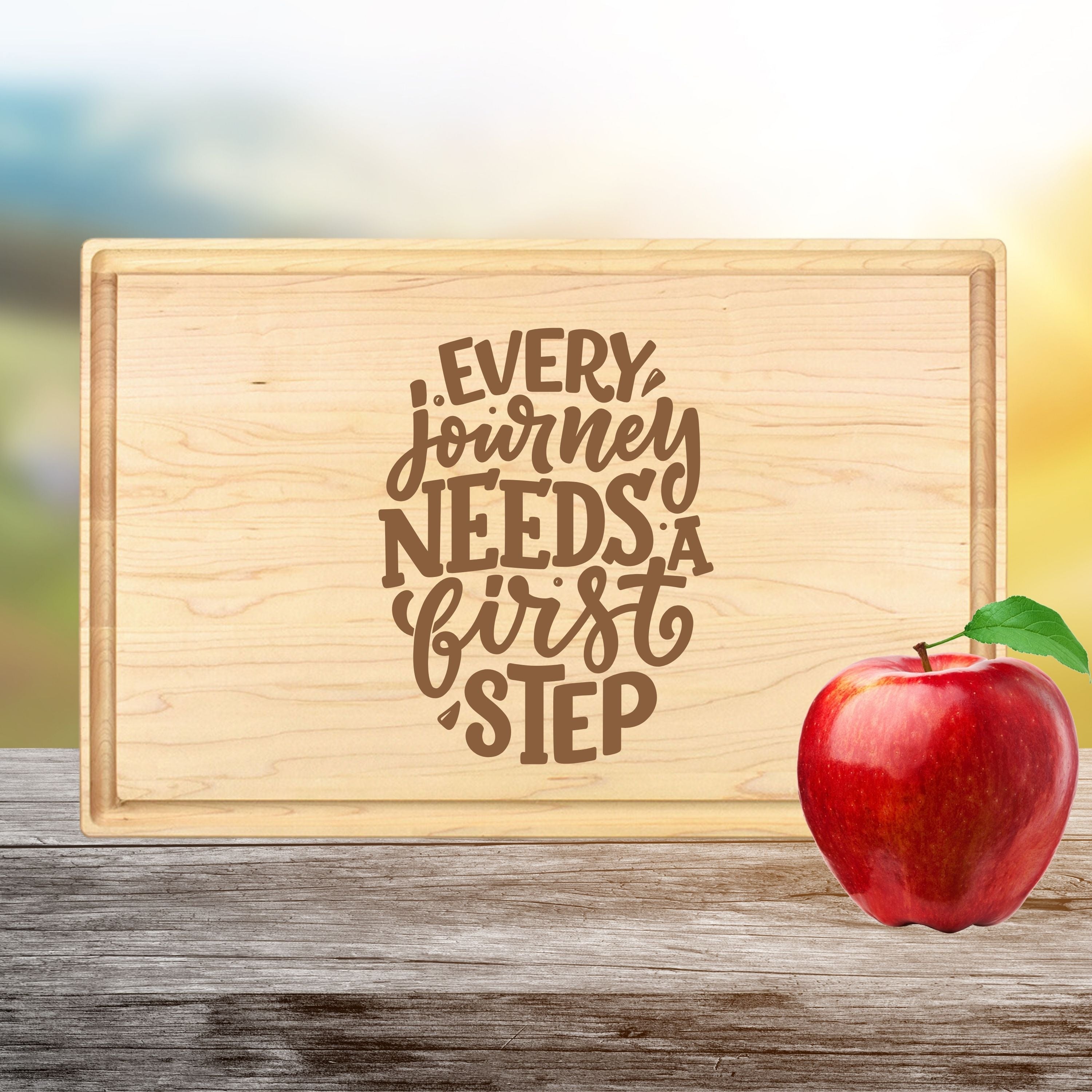 Slice of Inspiration Cutting Board | Best Price in 2024 at Hipster Lasers